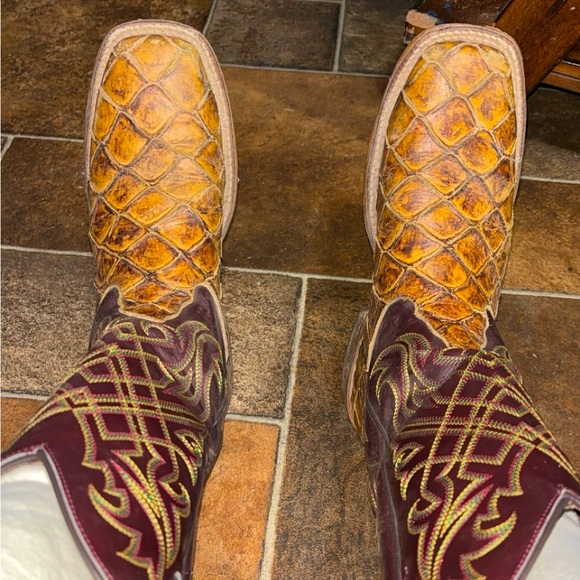 Nocona | Shoes | Nocona Snake Skin Boots Size 9 D | Poshmark